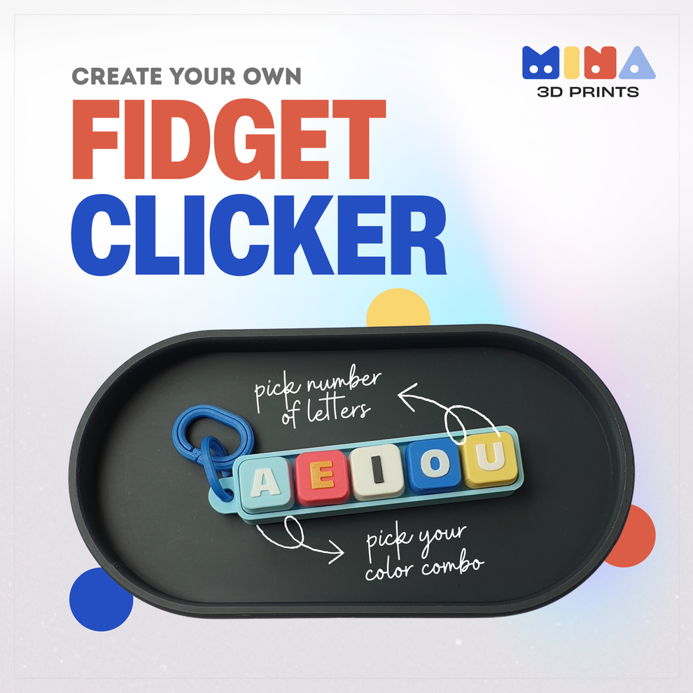 Fidget Clicker – Mina 3D Prints